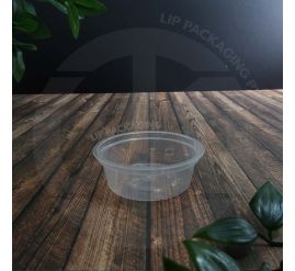 100ml Round Plastic Container MS 4 | Microwave Safe Sauce Cup SG ...