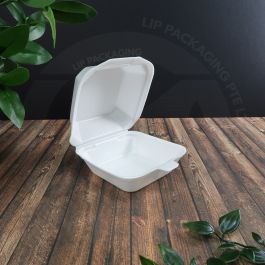 Styrofoam Burger Box (125x130x65mm) | Dao Ba Food Containers SG ...