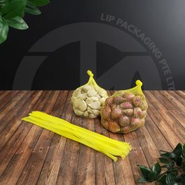 10" Yellow Polynet Mesh Bags | Bulk Fruit Protection SG – Industrial ...